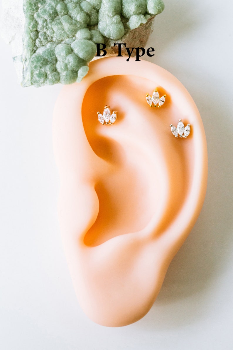 Cute Teardrop Bridal Mermaid Cz Cubic Zirconia Crystal - Etsy