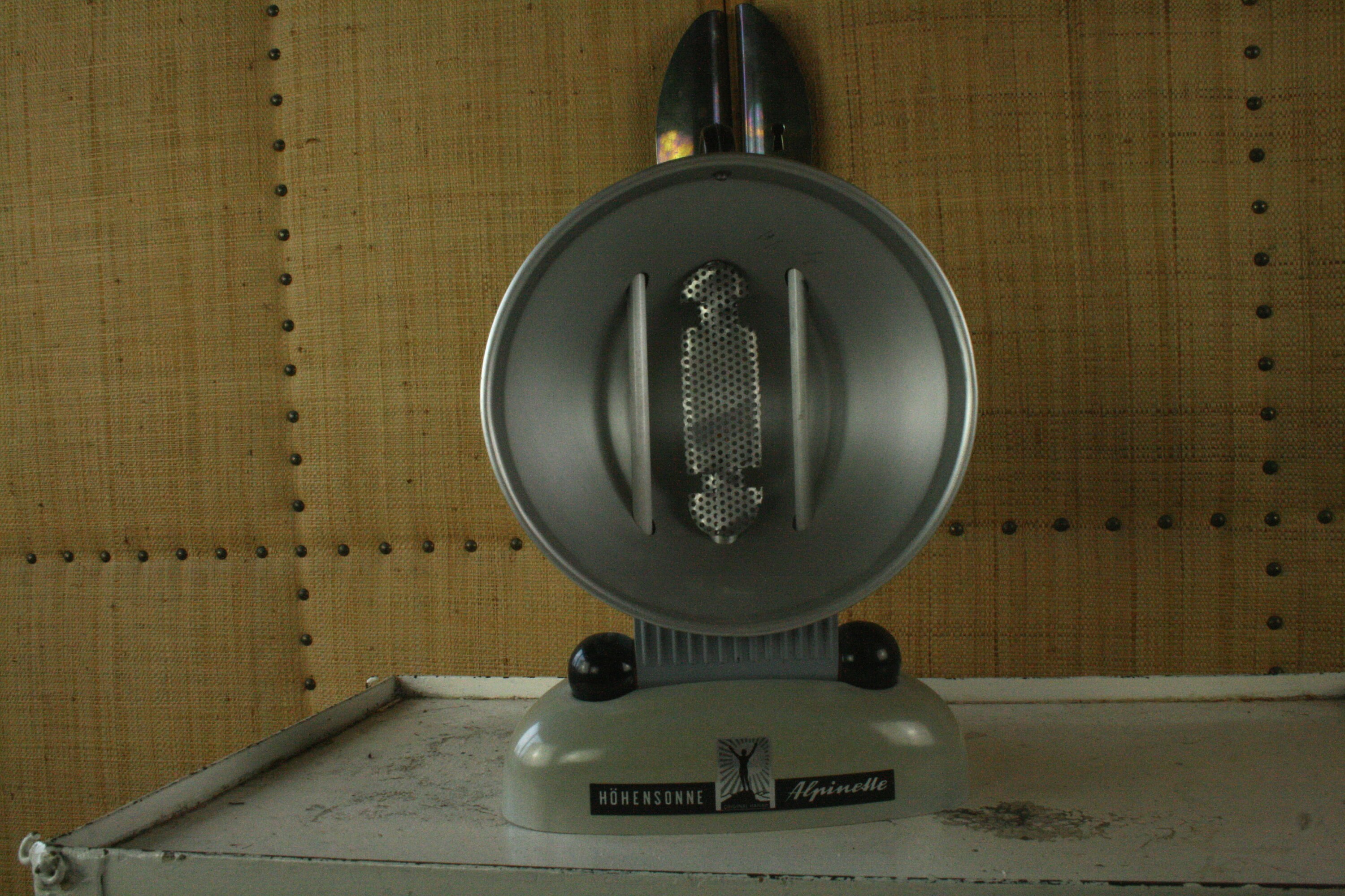 Vintage converted sun lamp by Hanau