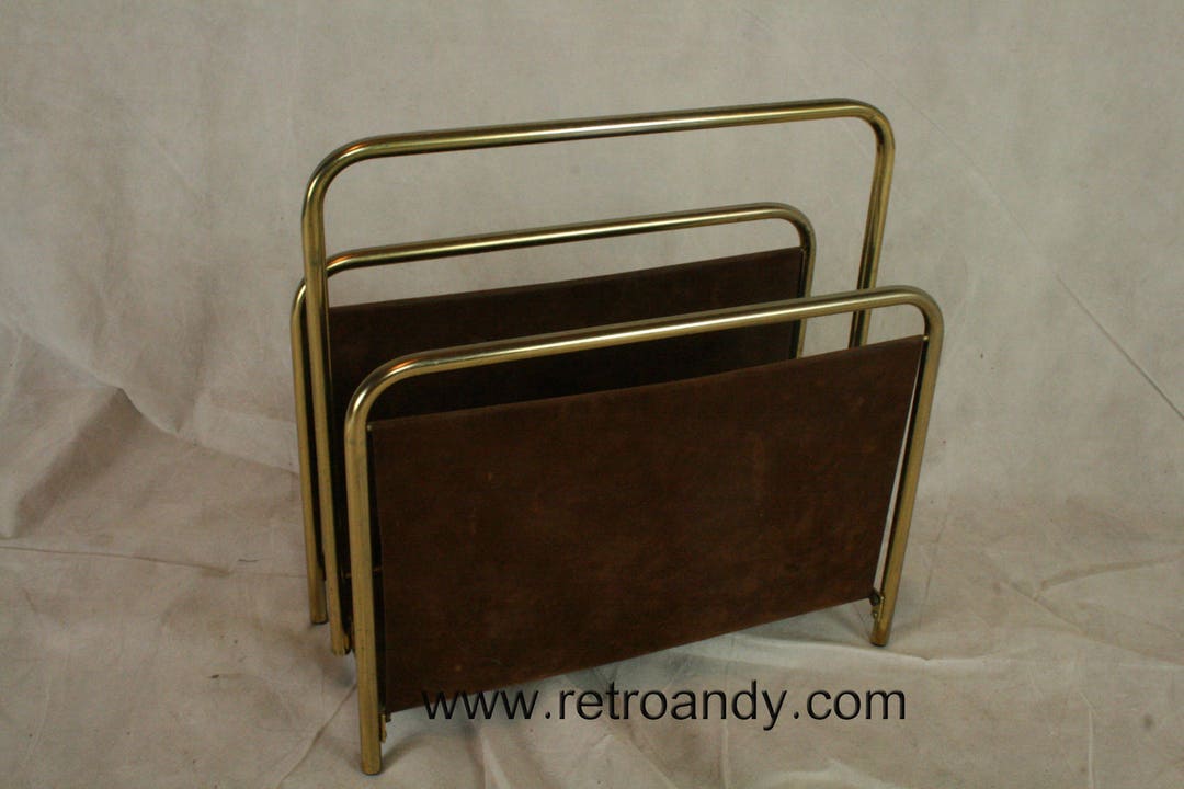 Vintage Metal Paper Rack - Etsy