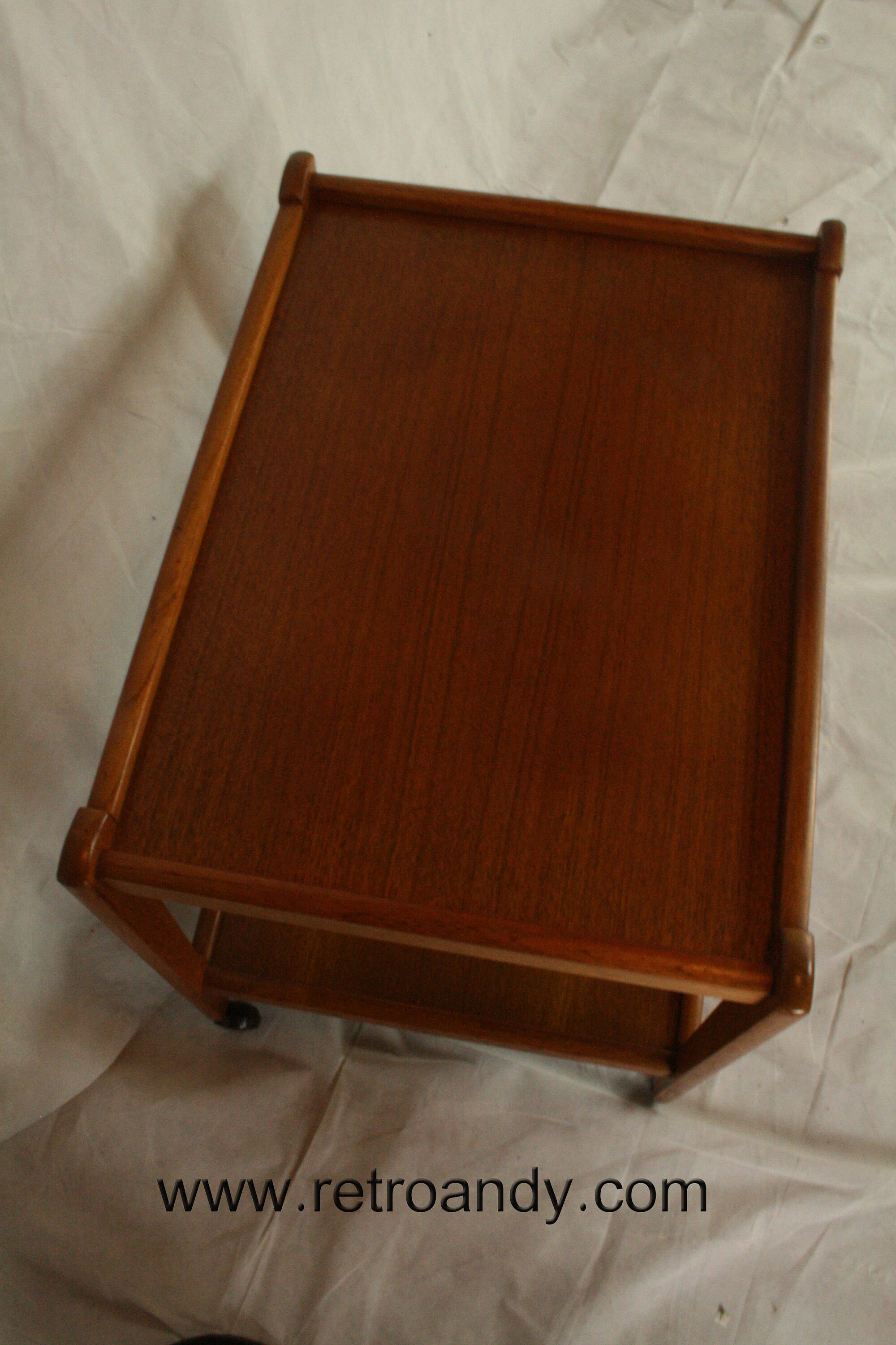 Vintage teak tea trolley or serving trolley