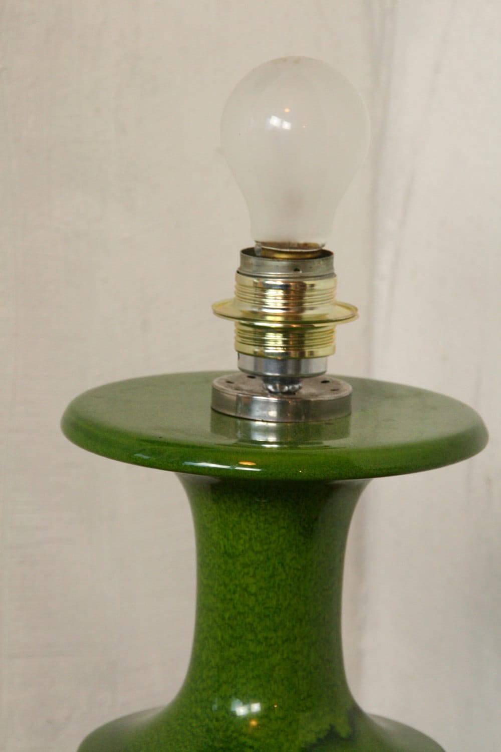 west german pottery lamp base by Hutschenreuther