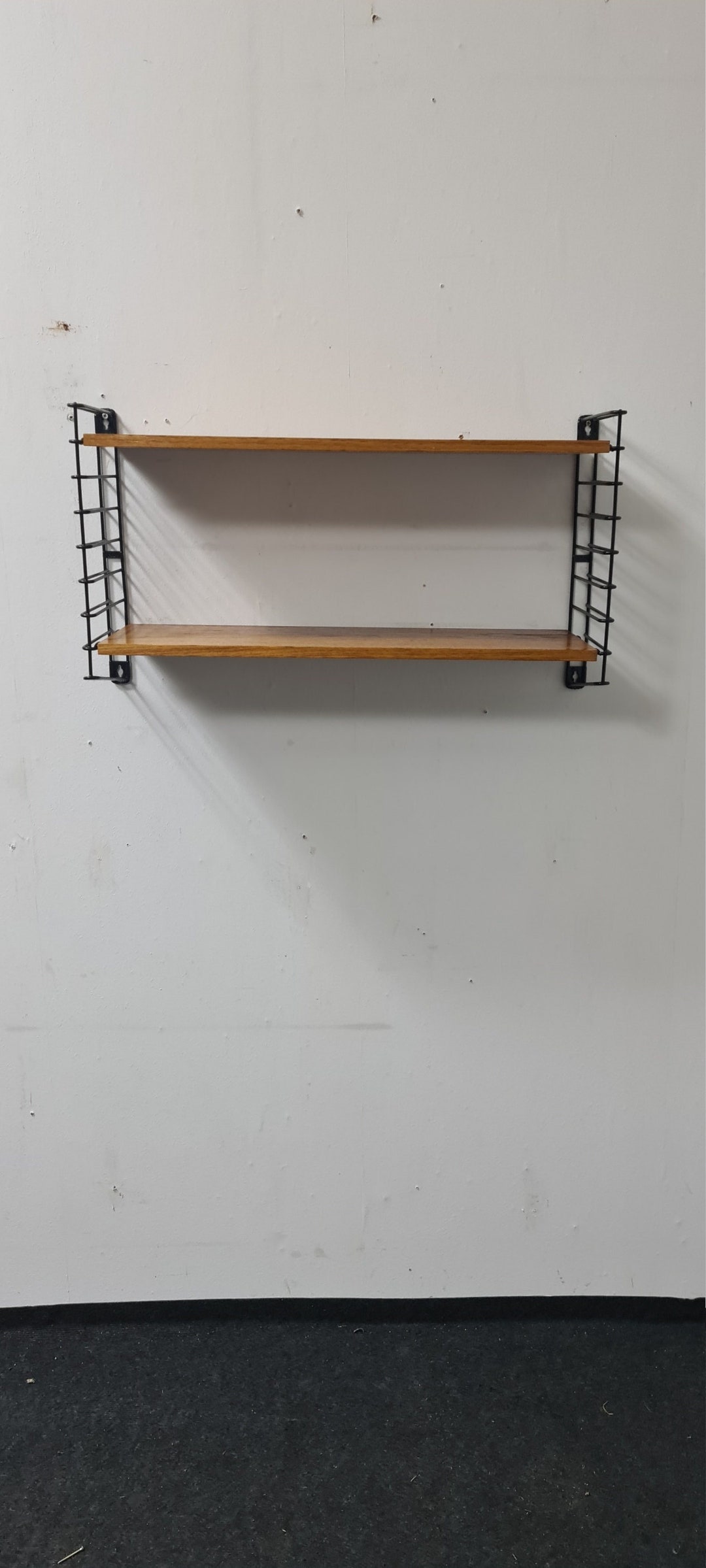 Vintage String Like Teak Shelving - Etsy