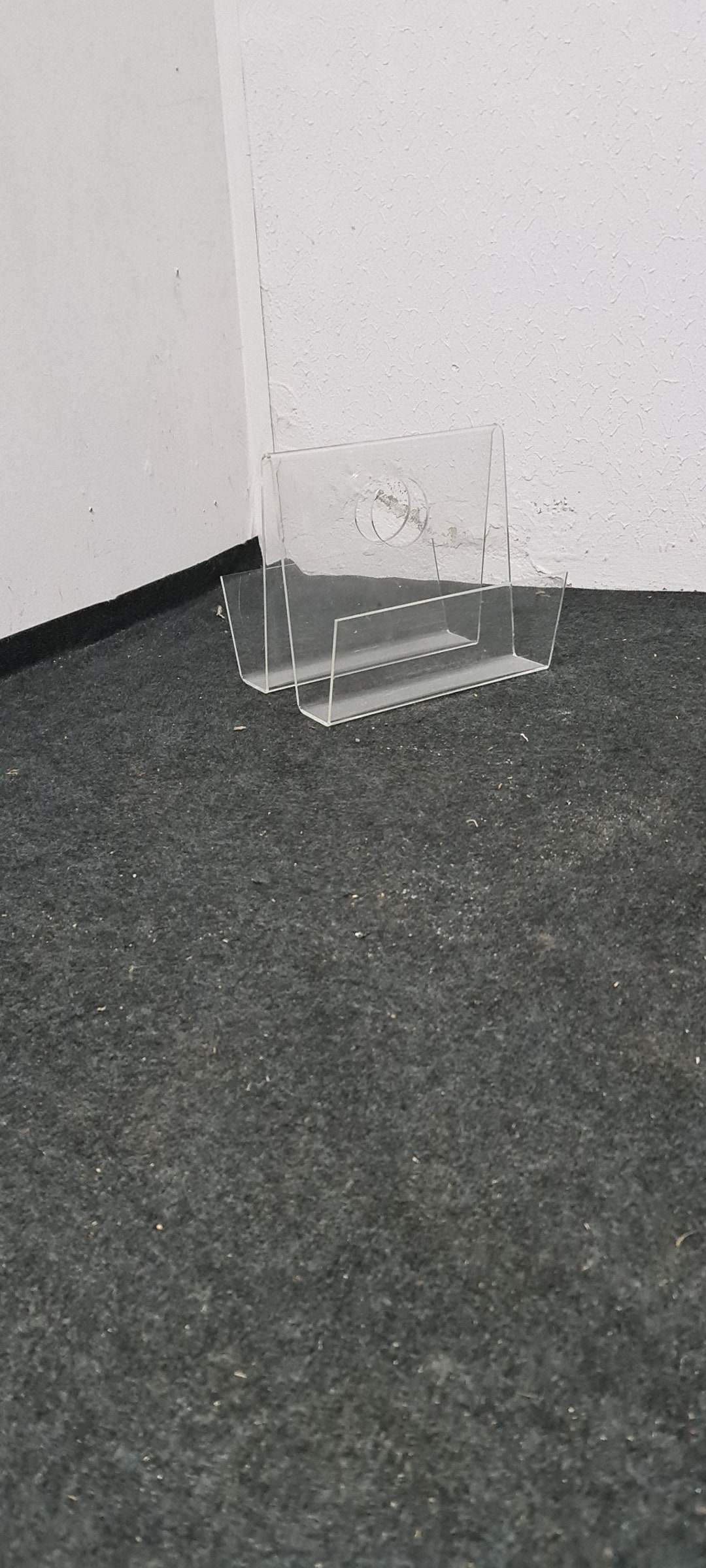 Vintage Perspex Paper Rack - Etsy