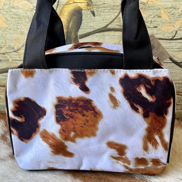 Cow Print Lunch Box - Etsy