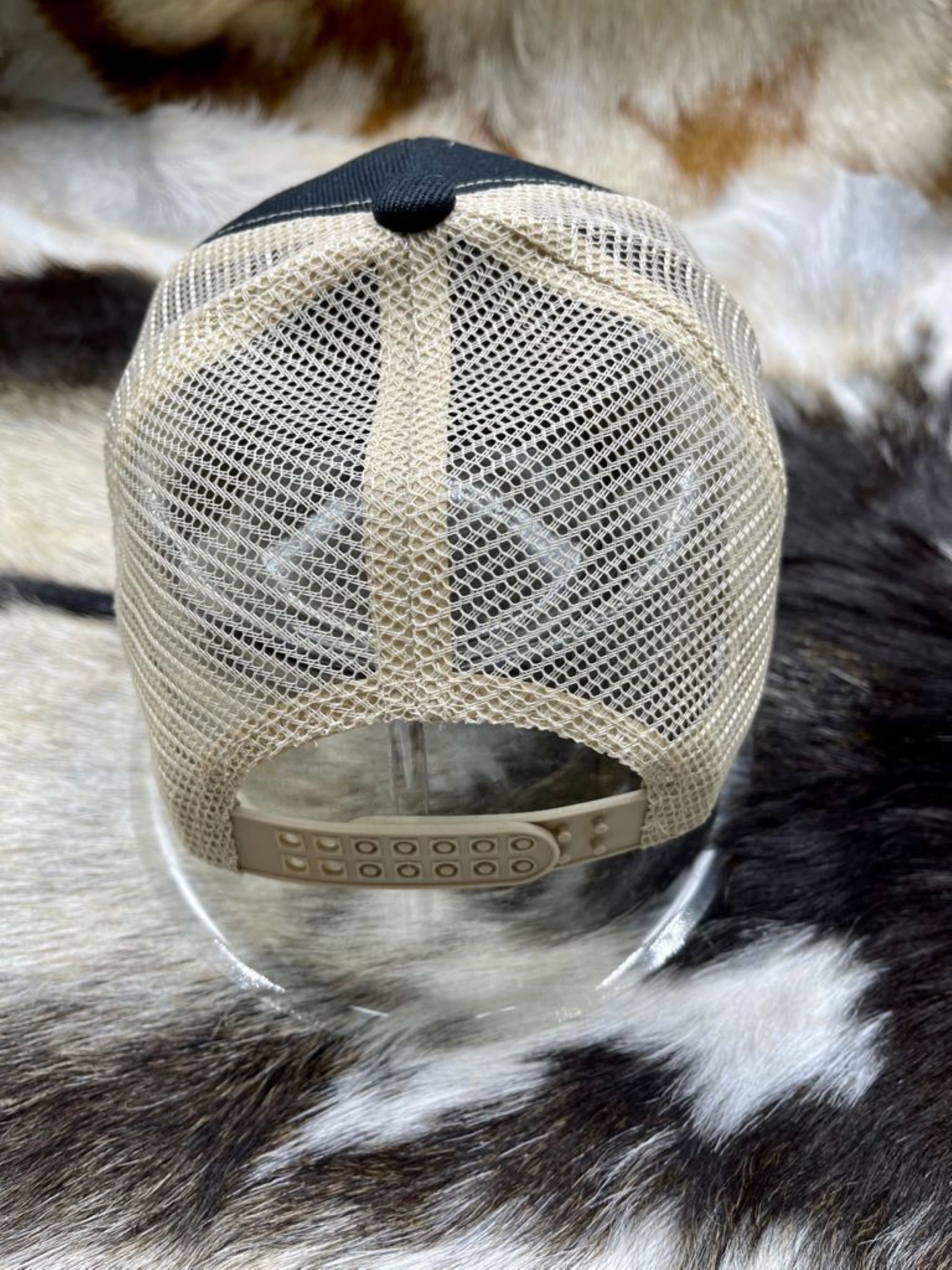 Long Horn Concho Mesh Back Cow Hide Baseball Cap | Etsy