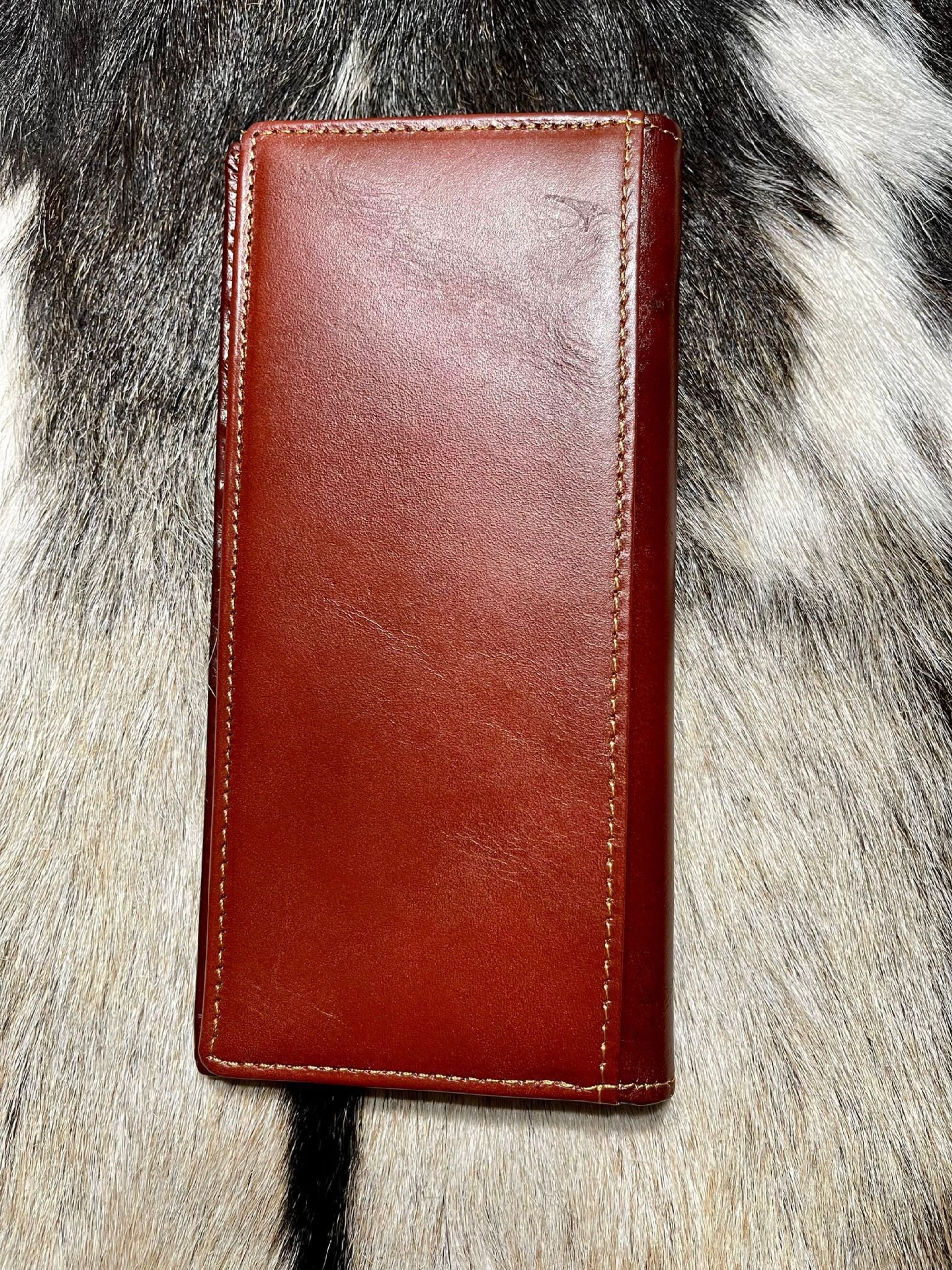 Western Cowboy Wallet Genuine Leather LONG HORN Bi-fold Long - Etsy UK