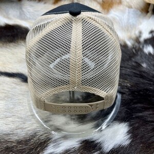 Texas Horseshoe Embroidered Mesh Back Cow Hide Baseball Cap - Etsy