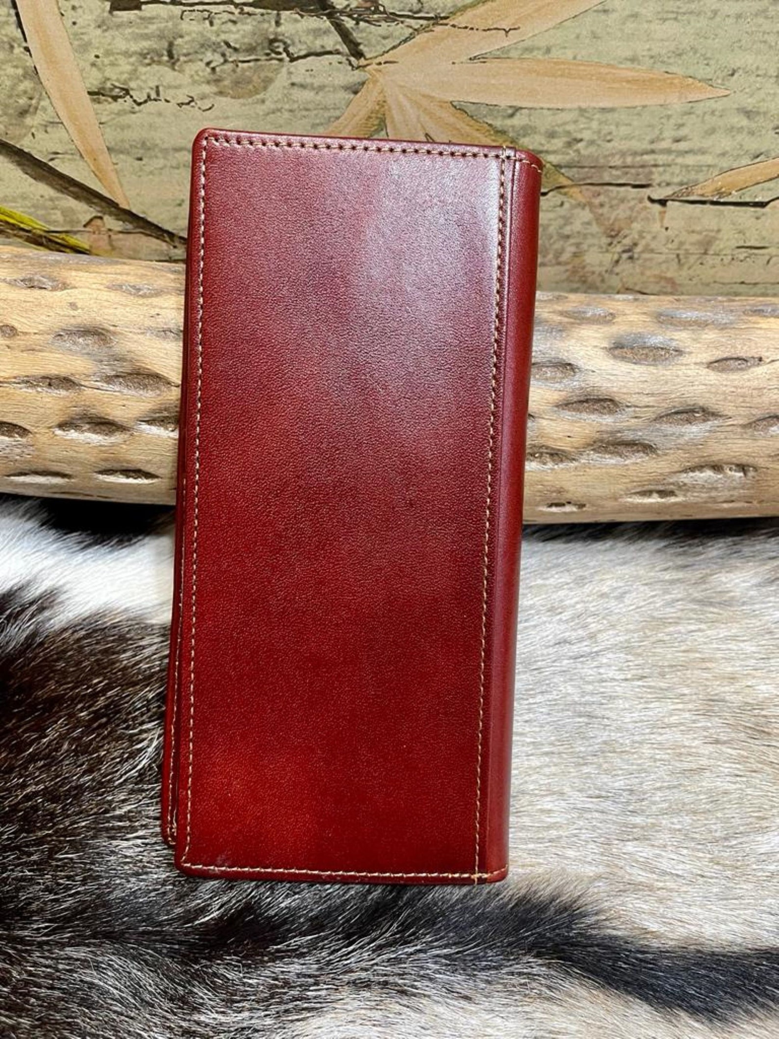 Western Cowboy Wallet Genuine Leather Bi-fold Long Wallet for - Etsy