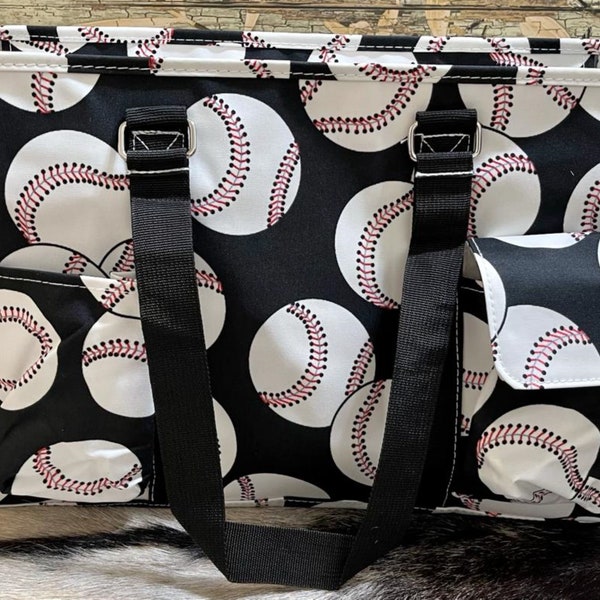 Canvas Baseball Tote - Etsy