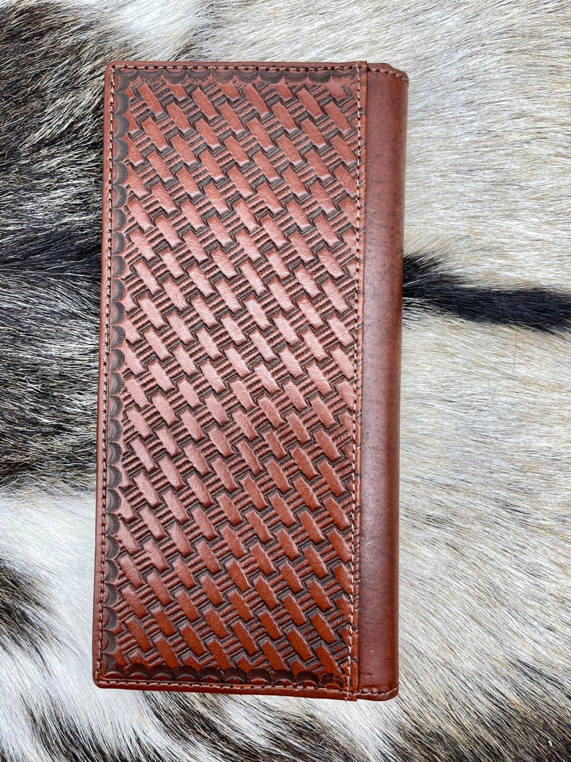 Western Cowboy Wallet Genuine Leather Bi-fold Long Wallet for | Etsy UK