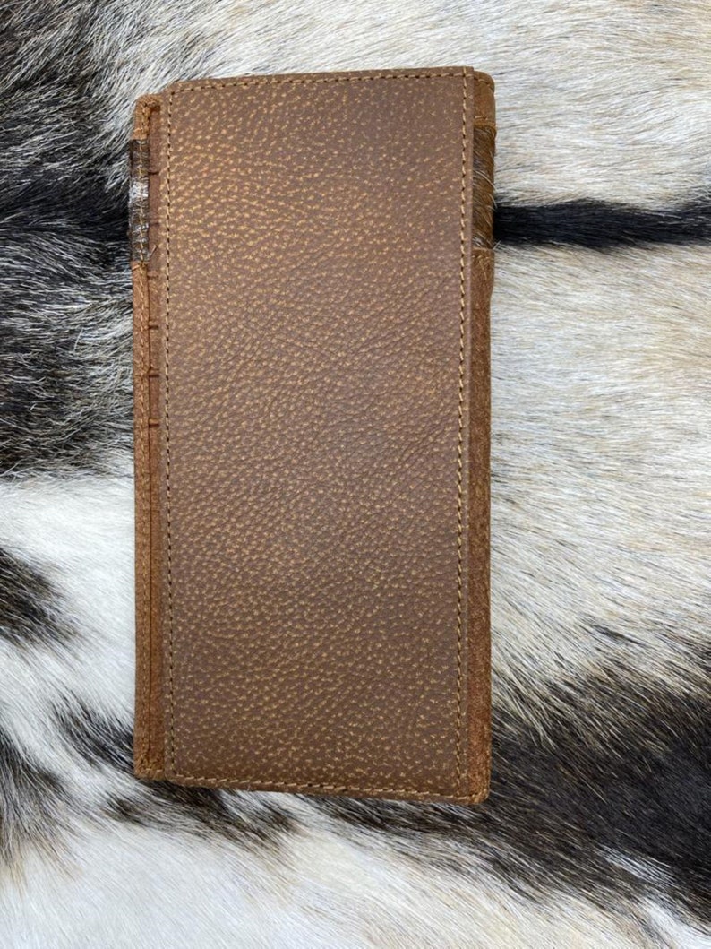 Western Cowboy Wallet Genuine Leather RODEO Bi-fold Long - Etsy