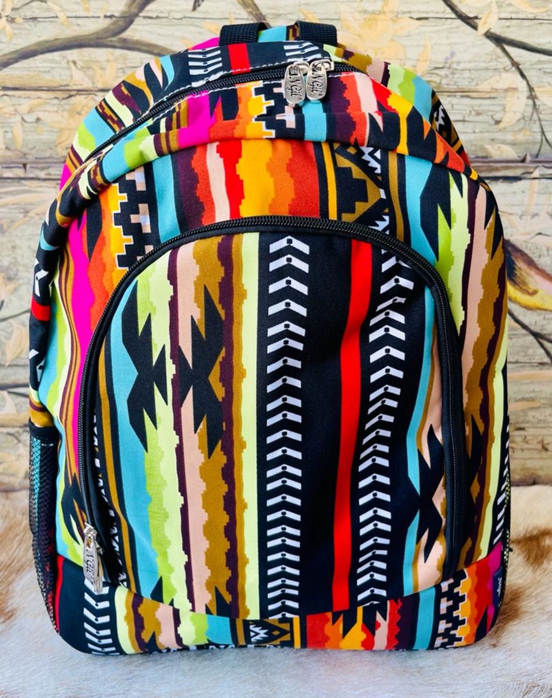 Aztec and Serape Print School Backpack - Etsy
