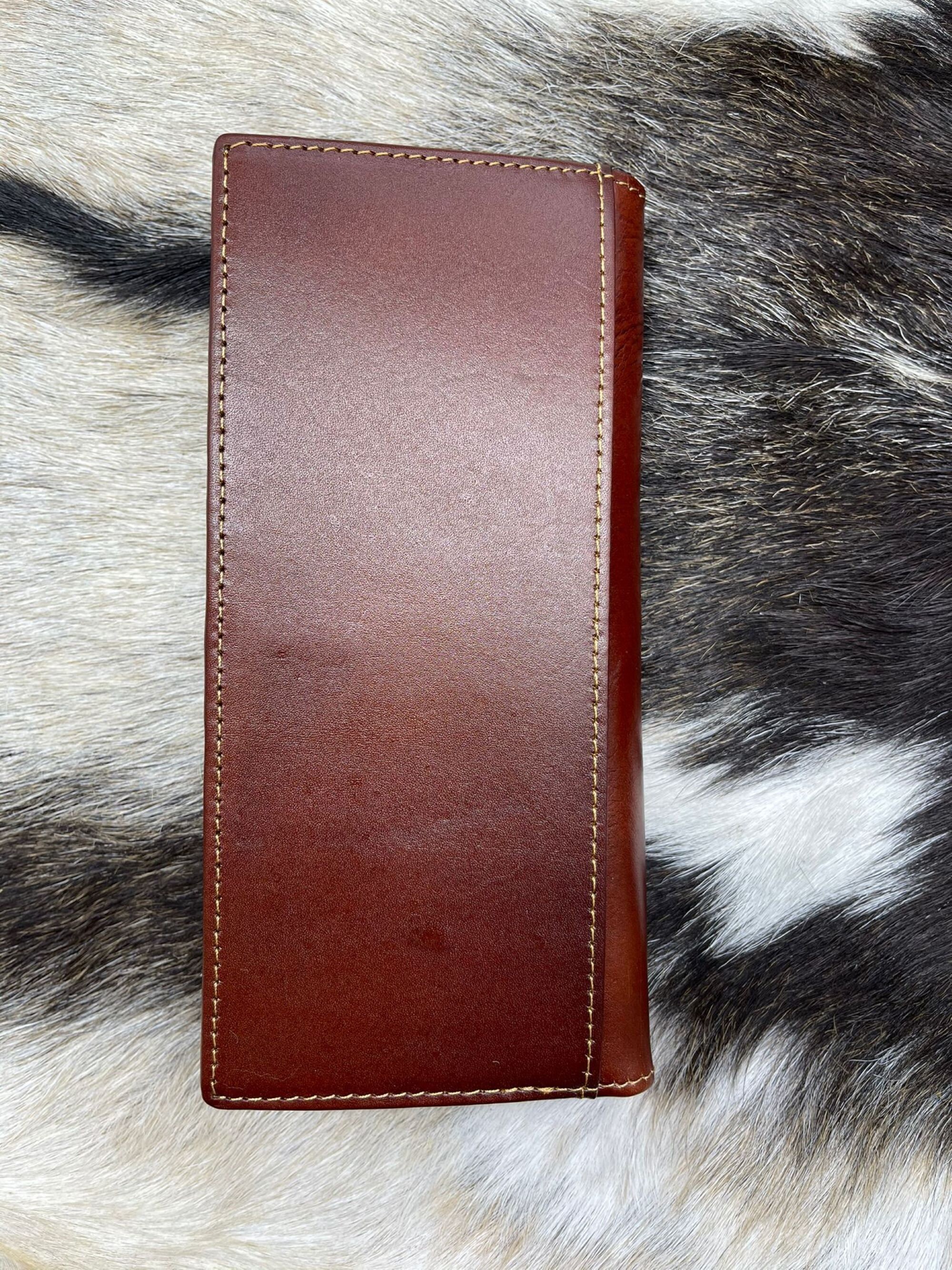 Western Cowboy Wallet Genuine Leather Bi-fold Long Wallet for | Etsy