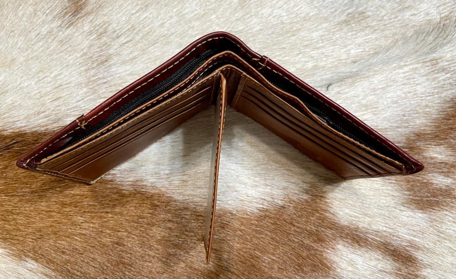 Western Cowboy Wallet Genuine Leather Bi-fold Short Wallet for - Etsy