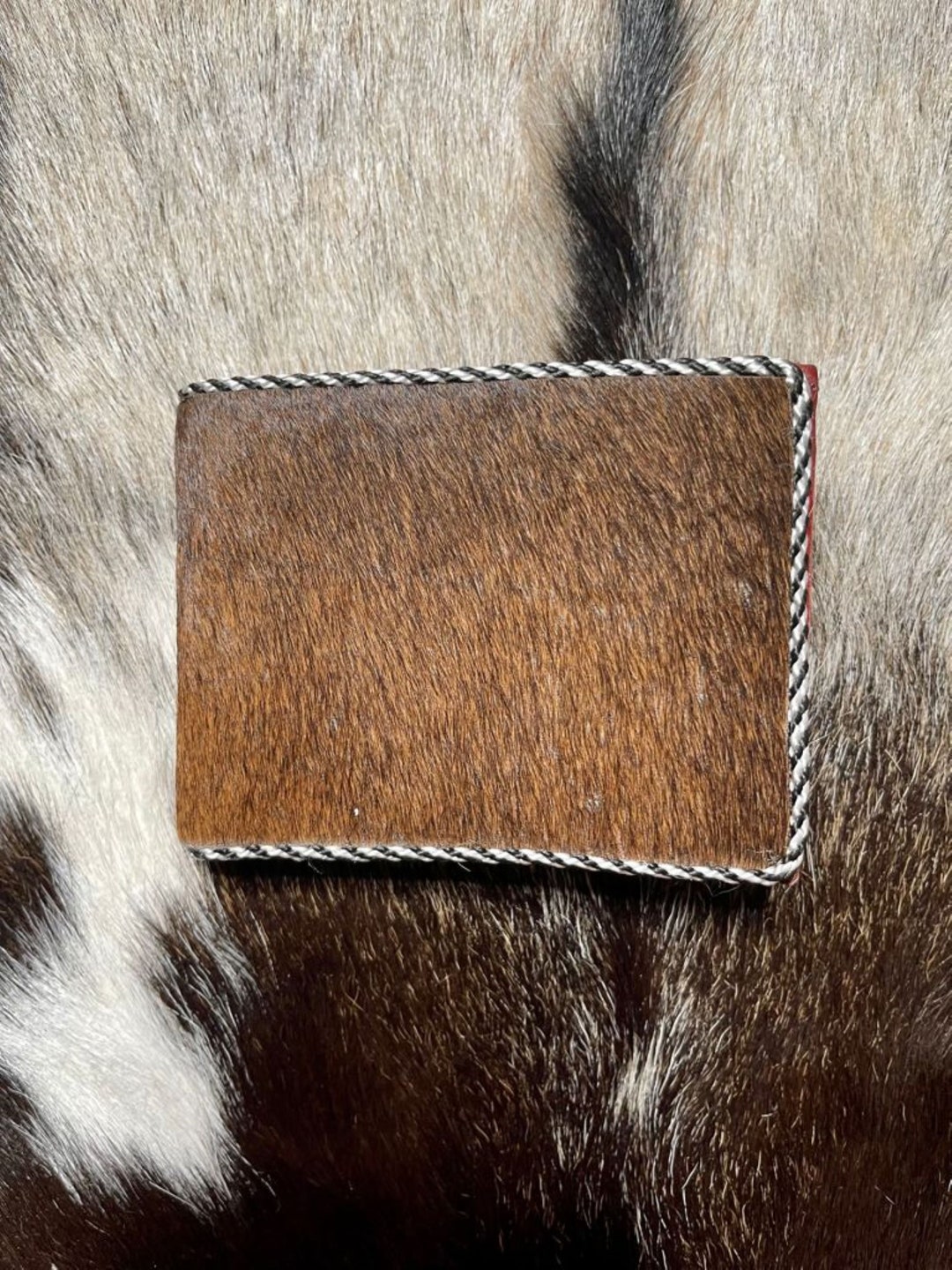 Western Cow Hide Wallet Genuine Leather Bi-fold Short Wallet for Men ...