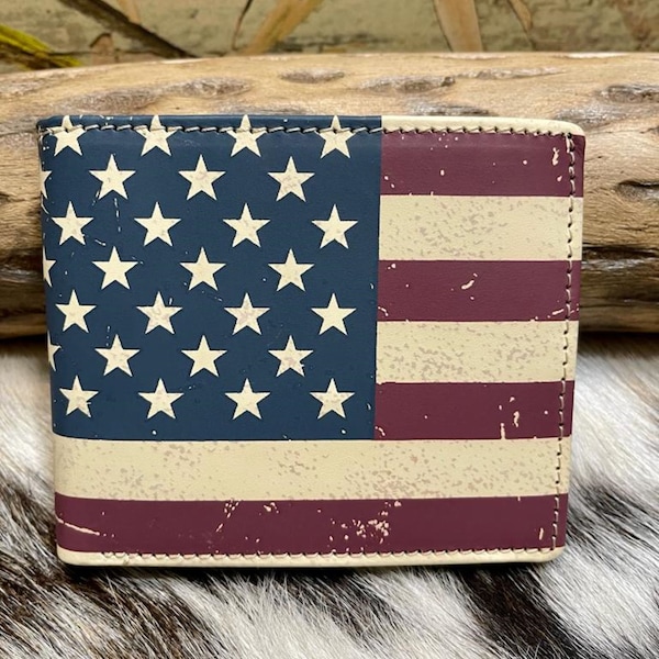 American Flag Wallet - Etsy