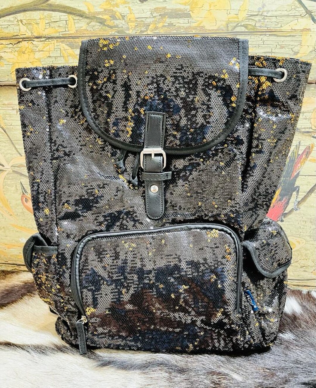 Sequin Large Backpack - Etsy
