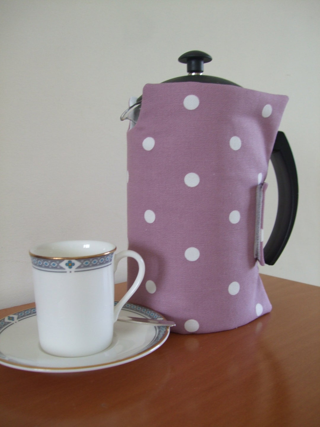 A Lovely Stylish Padded Cafetiere Cover / Coffee Pot Cosy / French ...