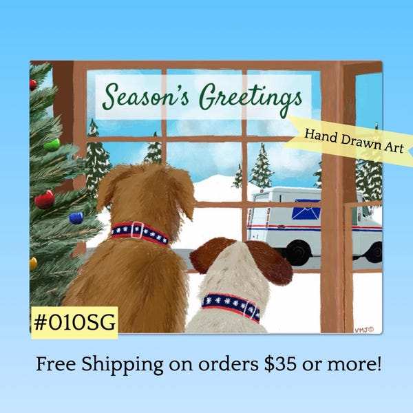 Greetings Postcards Usps - Etsy