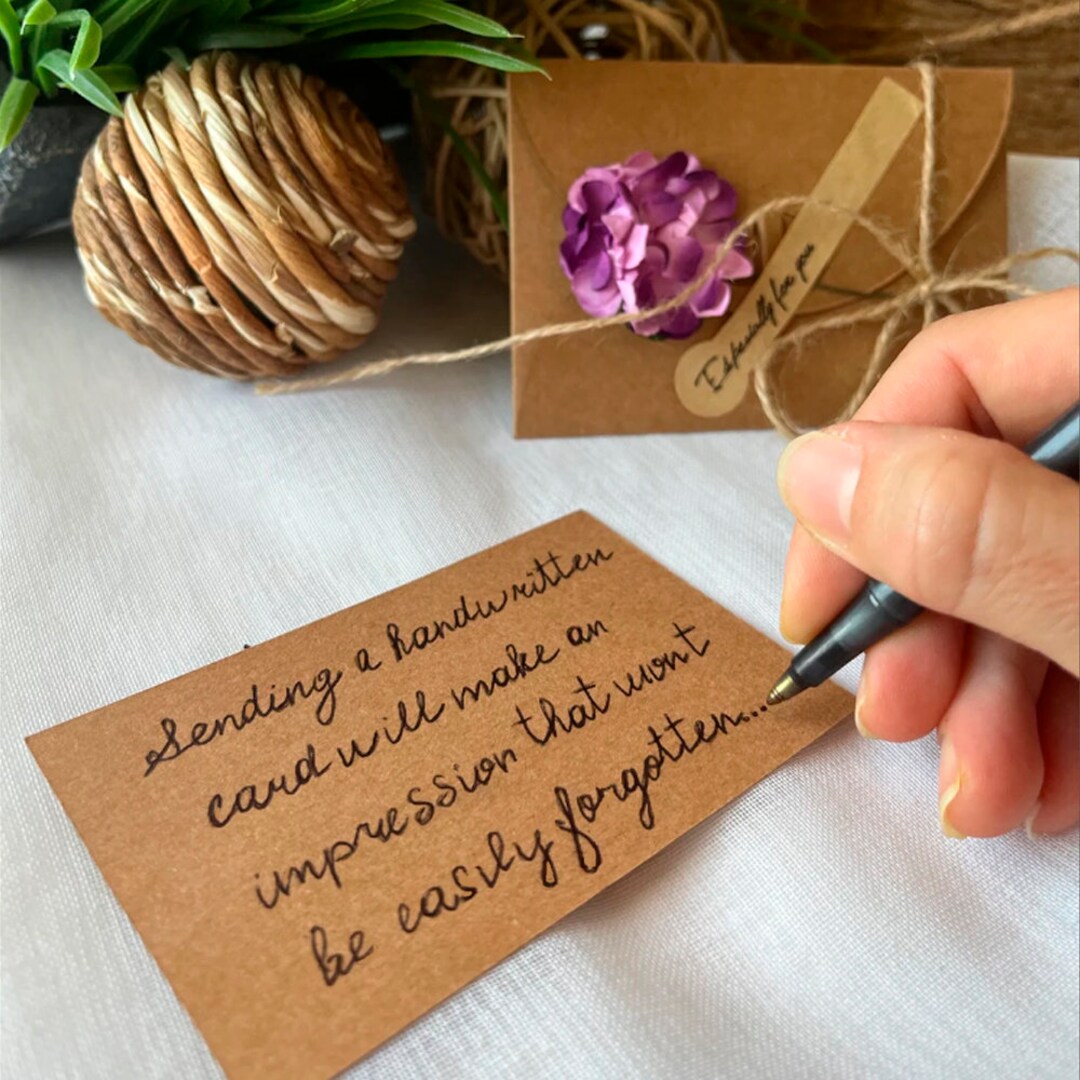 Custom Handwritten Style Note Card Letter for Mothers Day - Gifting ...