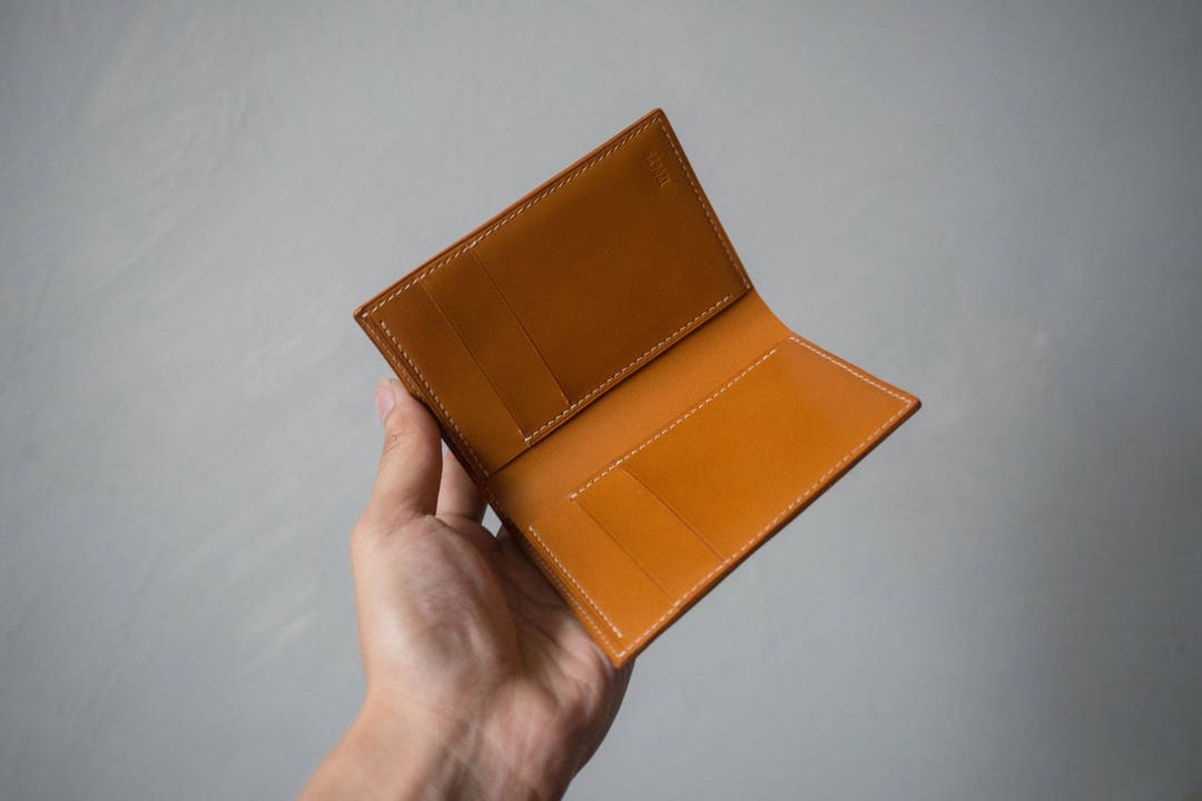 Brown Bifold Wallet,leather Bifold Wallet, Mens Leather Wallet, Genuine ...