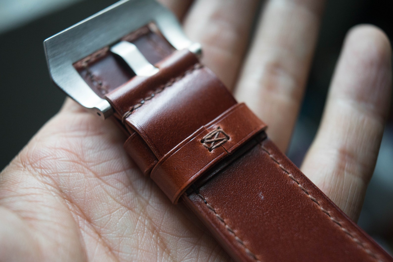 CORDOVAN WATCH STRAP - Shell Cordovan Band - Shinki Watch Strap ...