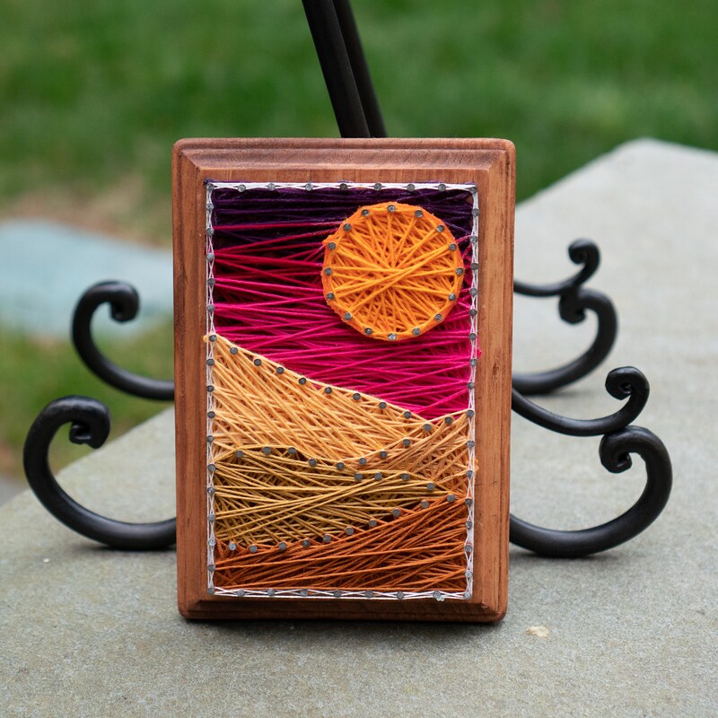 Sunset String Art - Etsy
