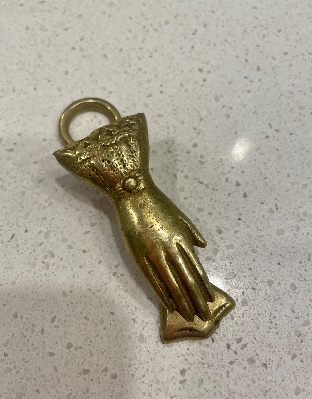 Vintage Virginia Metalcrafters Brass Hand Desk Clip/ Virginia ...