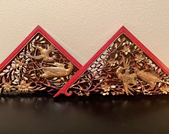 Carved Triangle Art - Etsy