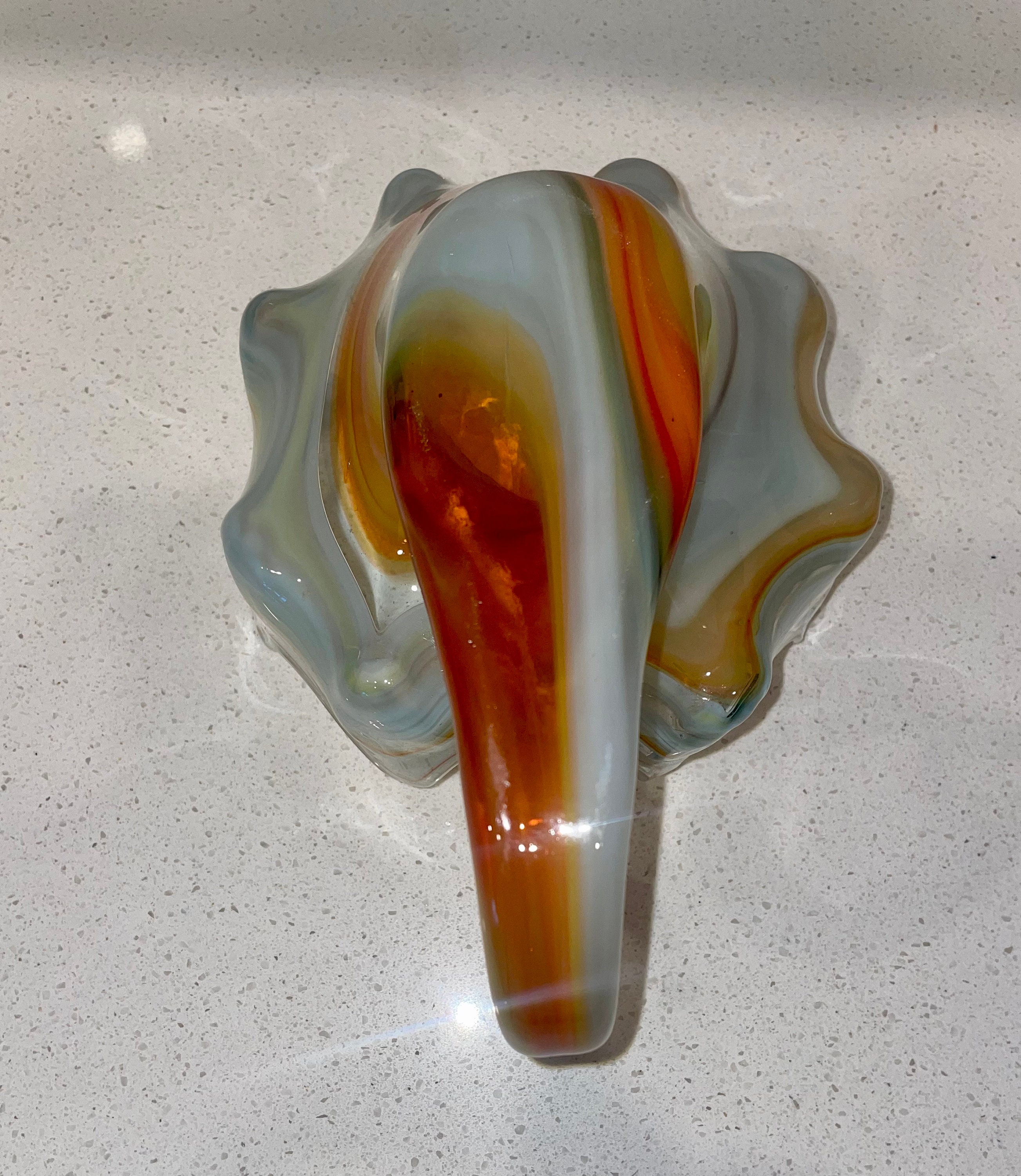 Sooner Glass Co. Hand Blown Glass Swan/ Mix Century Sooner Glass Co ...