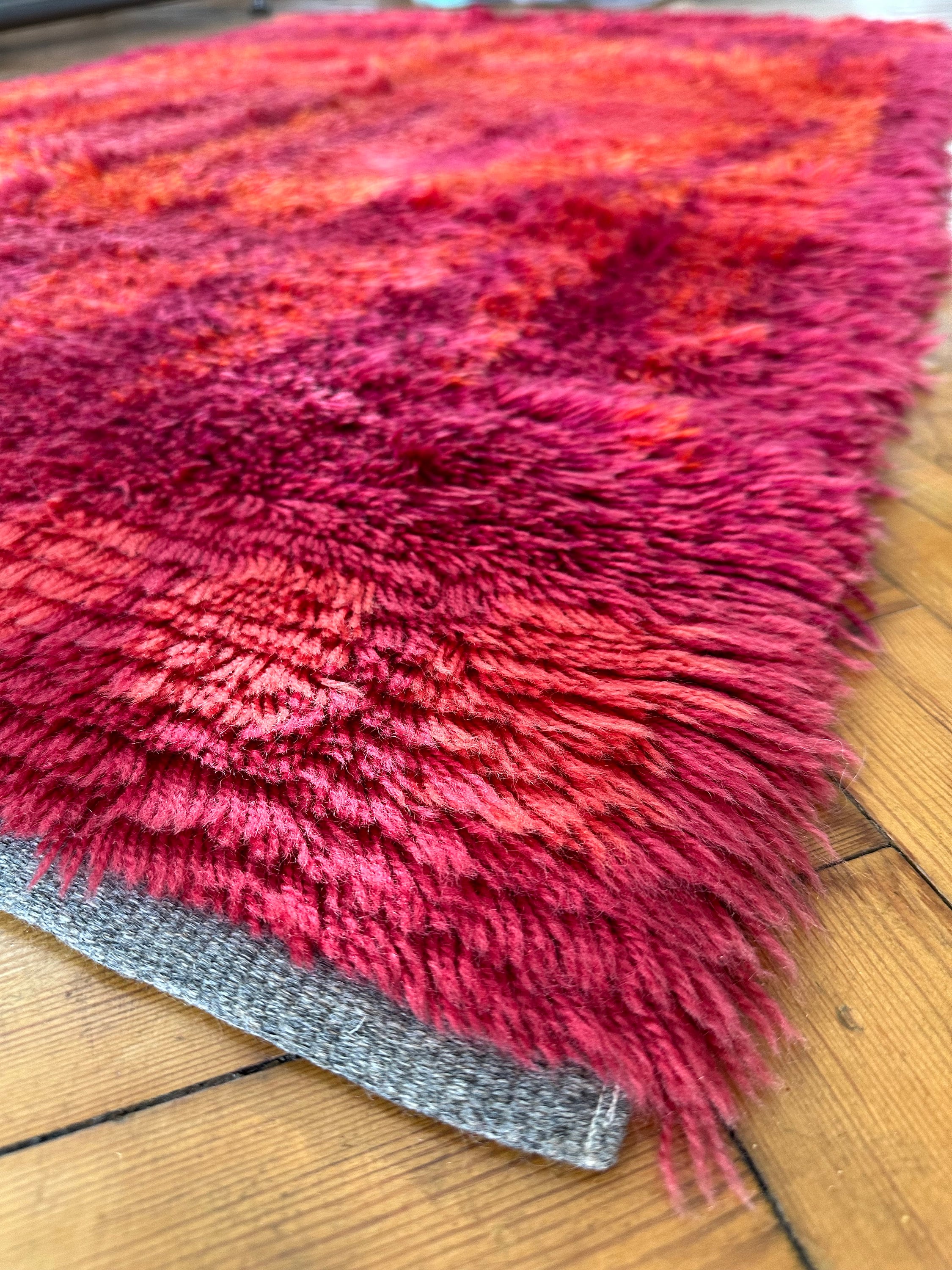 Vintage Swedish Ryamatta Rya Shag Pile Rug - Etsy