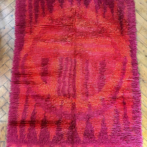 Vintage Shag Rug - Etsy