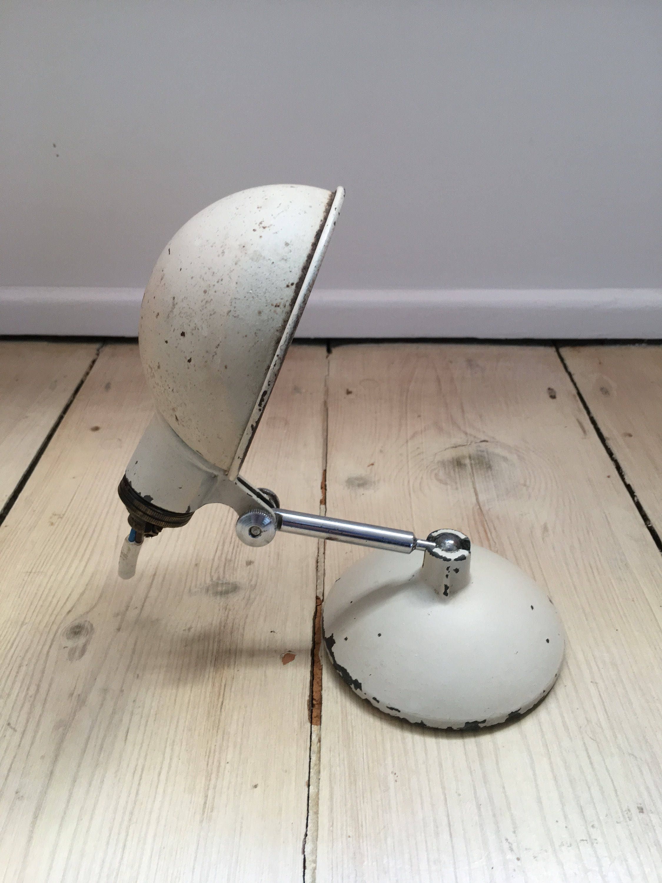 Vintage Art Deco Metek English engineers workers lamp circa 1930's