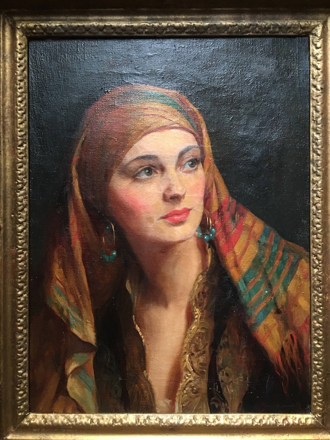 Albert Henry Collings 1868-1947 Oil on Canvas 'yasmin in - Etsy