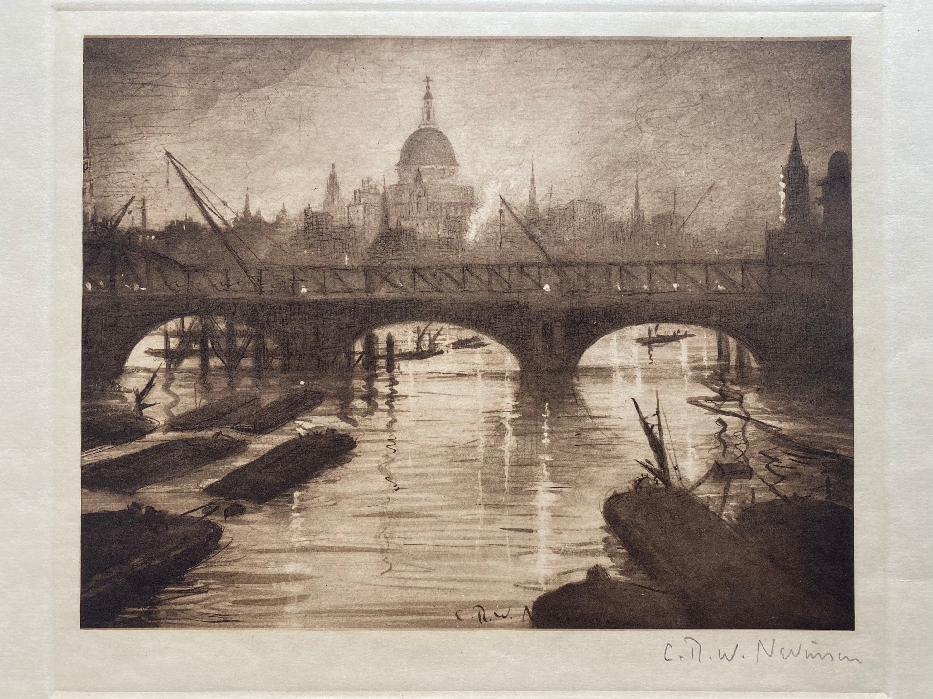 Christopher Richard Wynne Nevinson (1889-1946) St Paul’s cathedral and ...