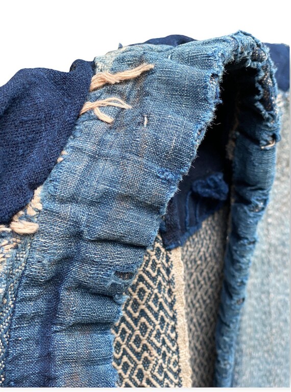 Antique Japanese Boro denim work jacket - Gem