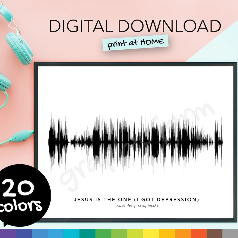 Music Sound Waves Print - Etsy