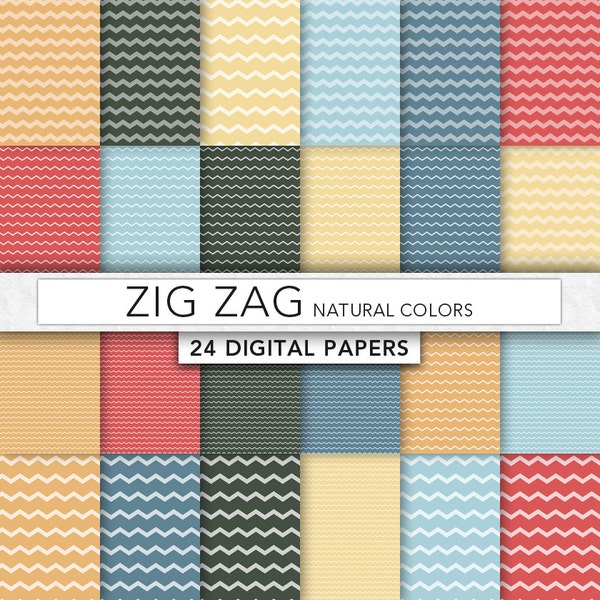 Zig Zag Paper - Etsy
