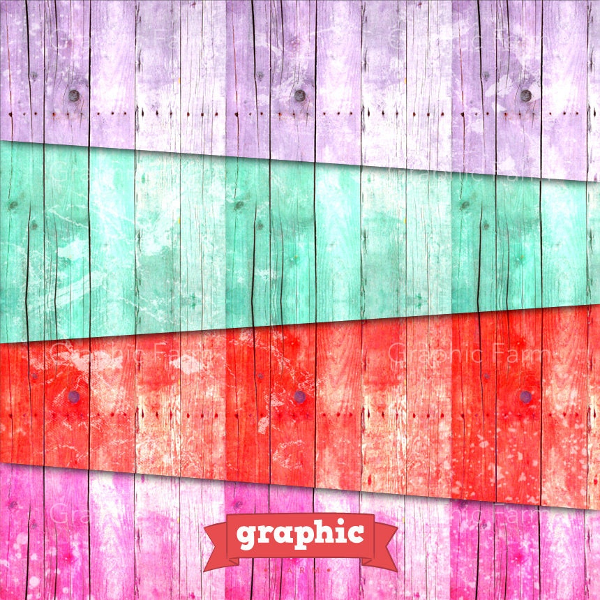Wood Digital Paper,colored Wood Digital Paper,wood Background,wood ...