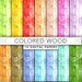 Wood Digital Paper,colored Wood Digital Paper,wood Background,wood ...