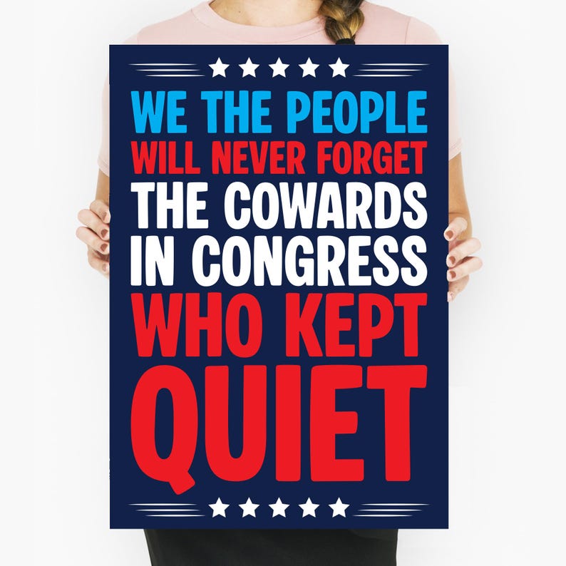 We the People Printable Poster • Patriotic Protest Sign • Digital ...