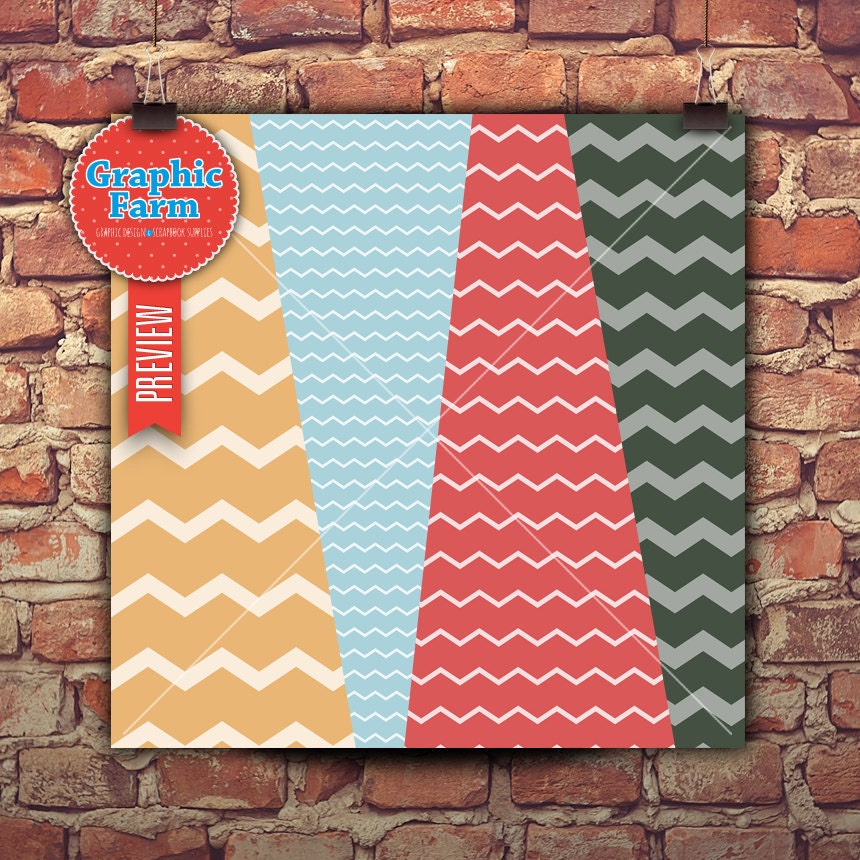 Stripe Digital Paper,zig Zag Digital Paper,vintage Lines Digital Paper ...