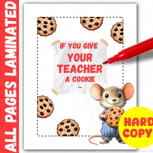 HARD Copy-if You Give Your Teacher a Cookie-handmade Teacher ...