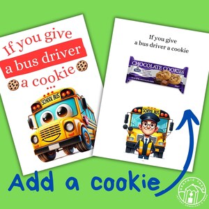HARD Copy-if You Give a Bus Driver a Coockie-handmade Bus Driver ...