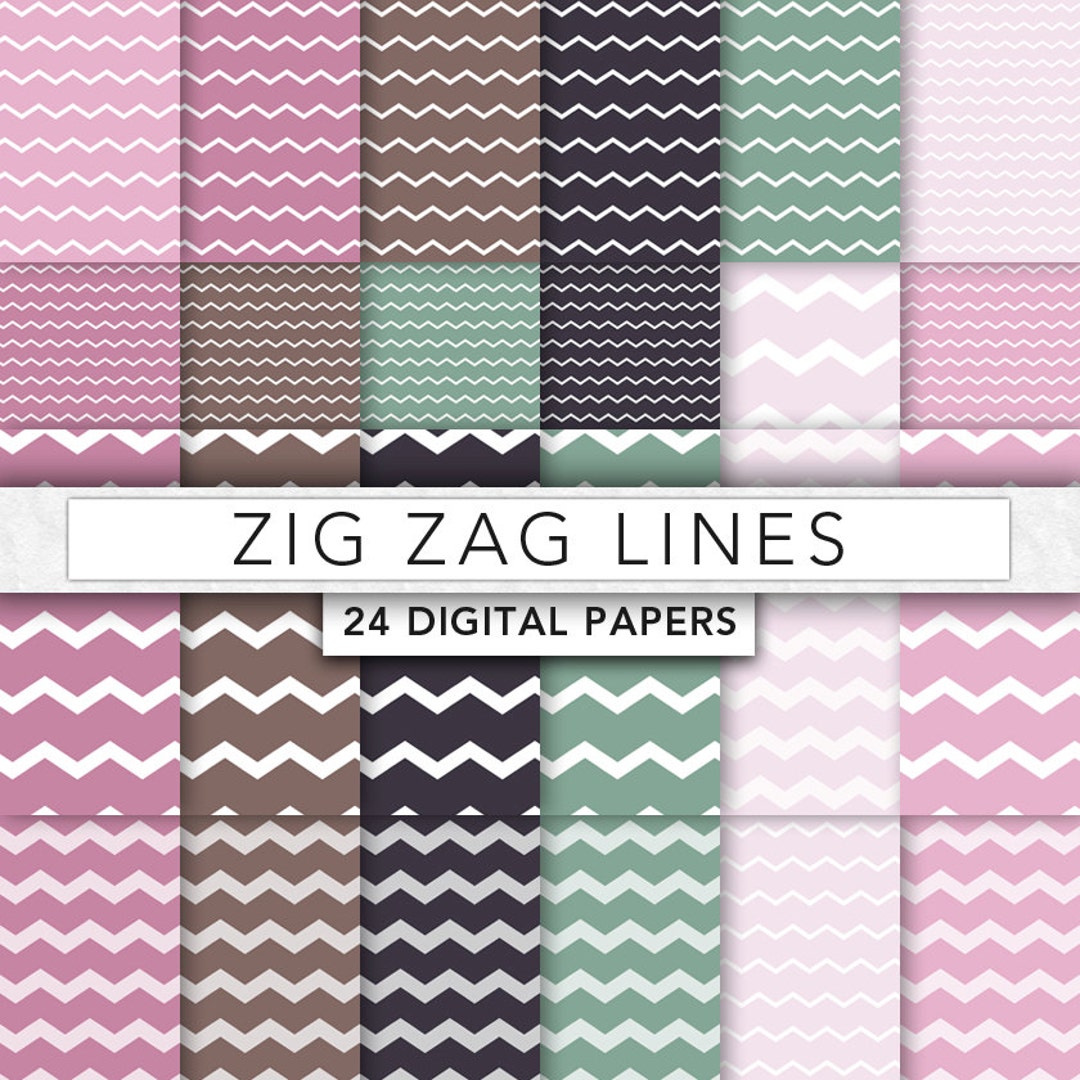 Banda de papel digital papel digital de líneas vintage papel - Etsy España