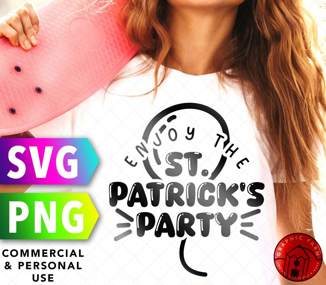St. Patrick's Day Party SVG and PNG File Istant Download - Etsy