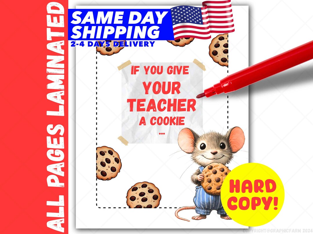 HARD Copy-if You Give Your Teacher a Cookie-handmade Teacher ...