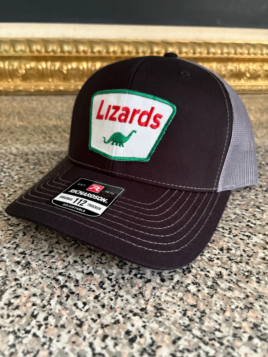Phish Lizards Trucker Hat (black/charcoal) - Etsy