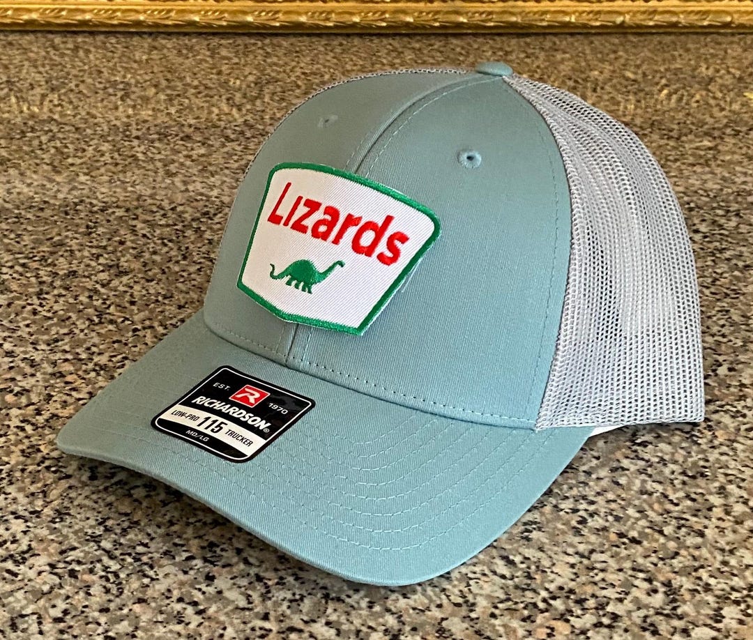 Phish Lizards Low Pro Trucker Hat (smoke Blue/aluminum) - Etsy