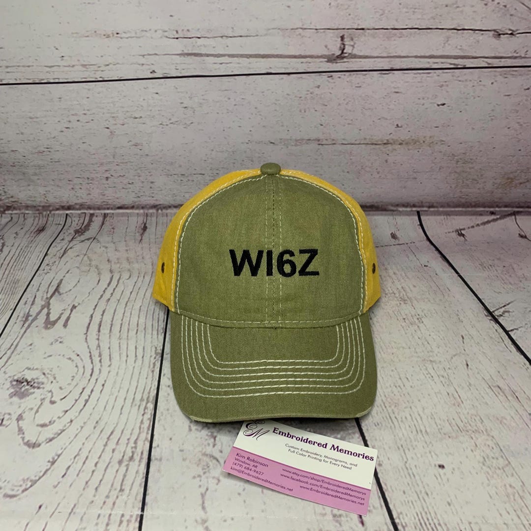 Ham Radio Embroidered Callsign Hat Amateur Radio Hats Custom Embroidery ...